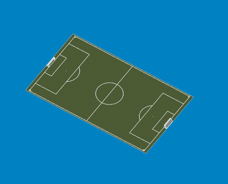 Campo de fútbol para Revit 02 - Familias Revit Gratis