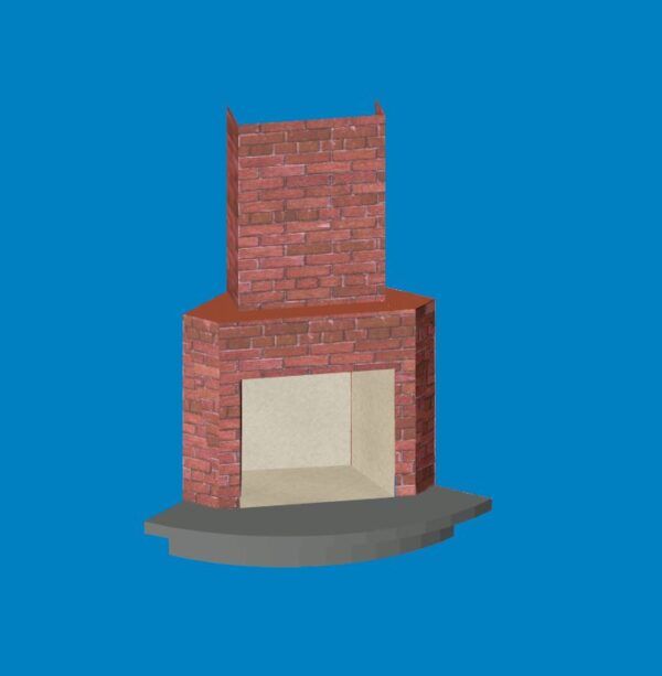 Chimenea para Revit 13 - Familias Revit Gratis