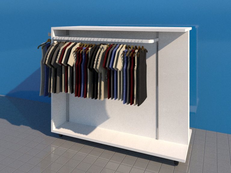 Colgador de ropa doble para Revit - Familias Revit Gratis