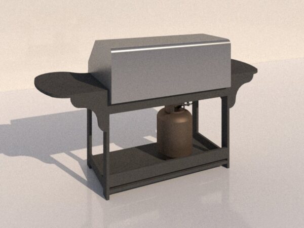 Parrilla de barbacoa a gas para Revit - Familias Revit Gratis