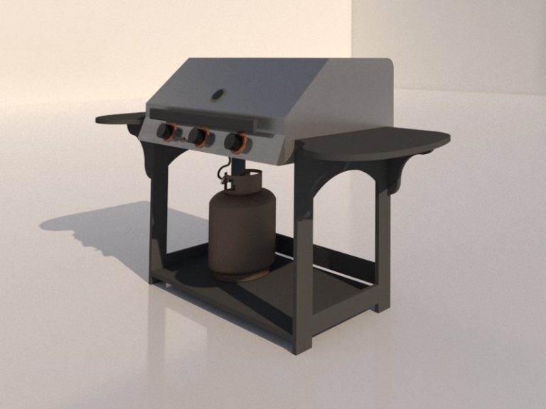 Parrilla de barbacoa a gas para Revit - Familias Revit Gratis
