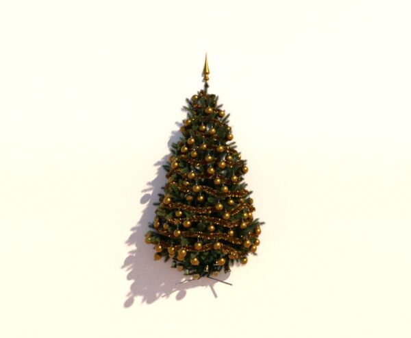 Árbol de adorno navideño para Revit - Familias Revit Gratis