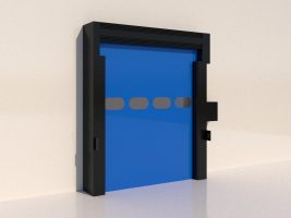 Puerta de almacenamiento en frío para Revit - Familias Revit Gratis