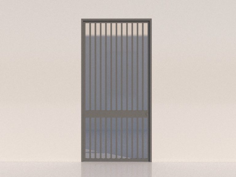 Puerta metálica para Revit - Familias Revit Gratis